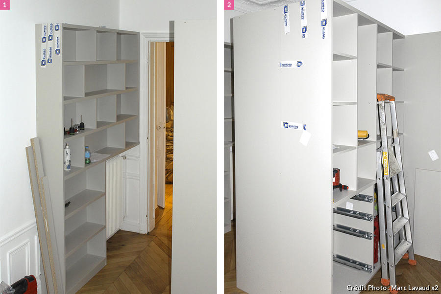 Un dressing en forme de cube aménagé sur-mesure | Maison Créative